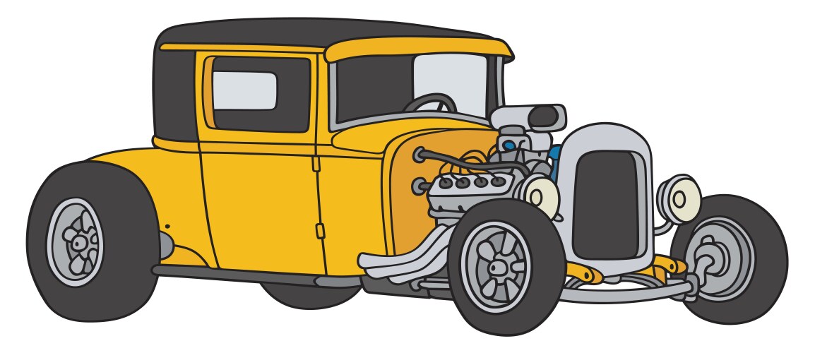 Cartoon Hot Rod Vector Images (over 1,400)