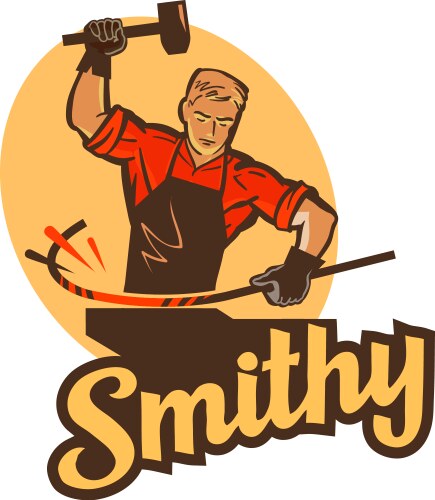 Cute cartoon sandwich logo Royalty Free Vector Image