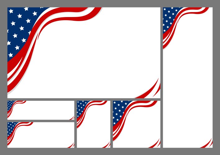 Usa background design Royalty Free Vector Image