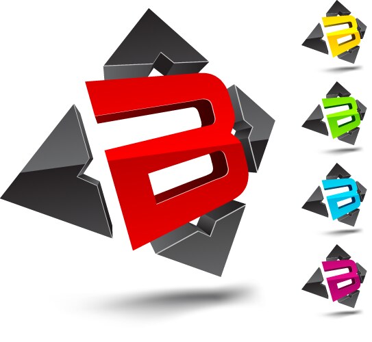 Blue Letter B Vector Images (over 6,500)