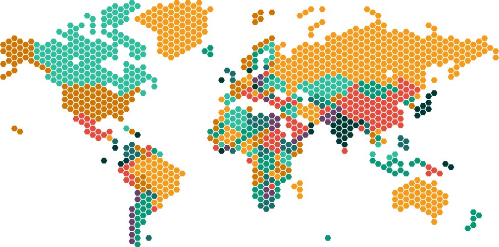 World Map with Country Borders Vector Images (over 82,000)