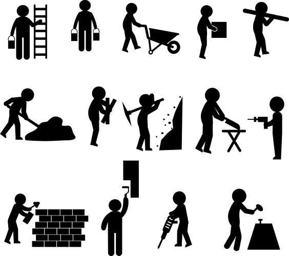 Safety Stick Man Vector Images (over 1,500)