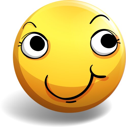 Emoticon for expressing emotion surprise Vector Image