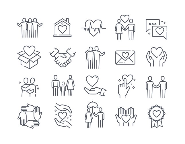 Hug Black and White Vector Images (over 3,200)