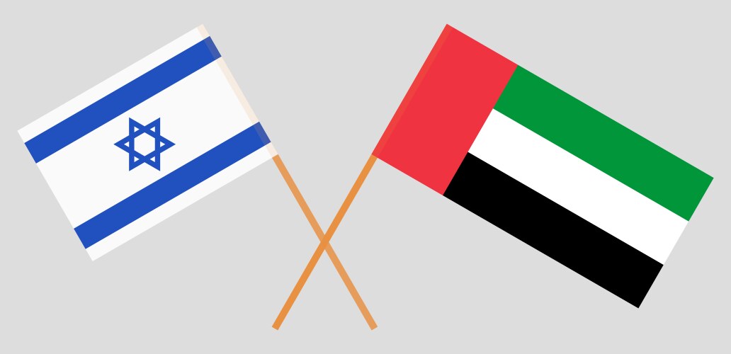 Jamaica and united arab emirates grunge flags Vector Image