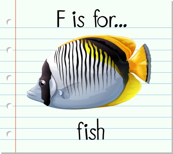 Letter F Flash Cards Vector Images (over 170)