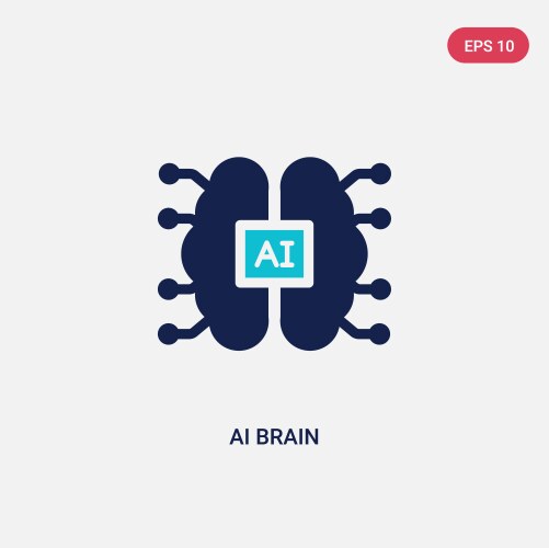 Generative ai artificial intelligence icon set Vector Image