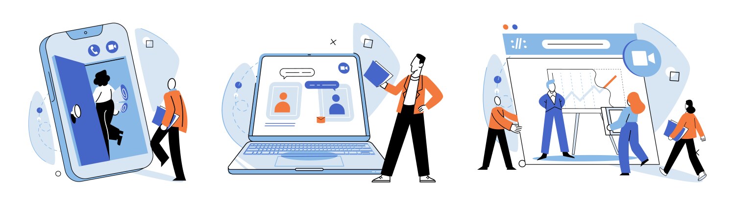 Technology Meeting Vector Images (over 69,000)