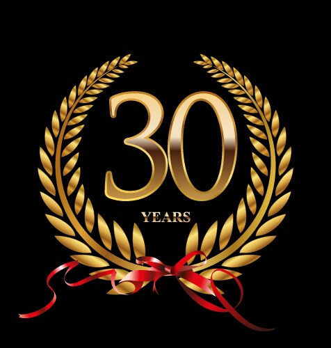 Gold award laurel wreath Royalty Free Vector Image