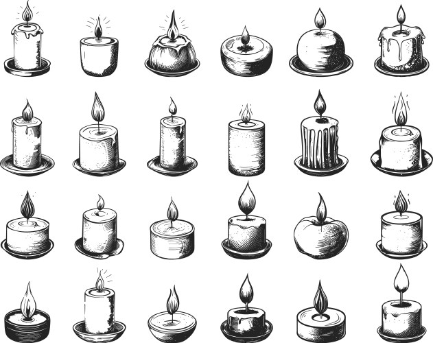 Cute Candles Vector Images (over 29,000)