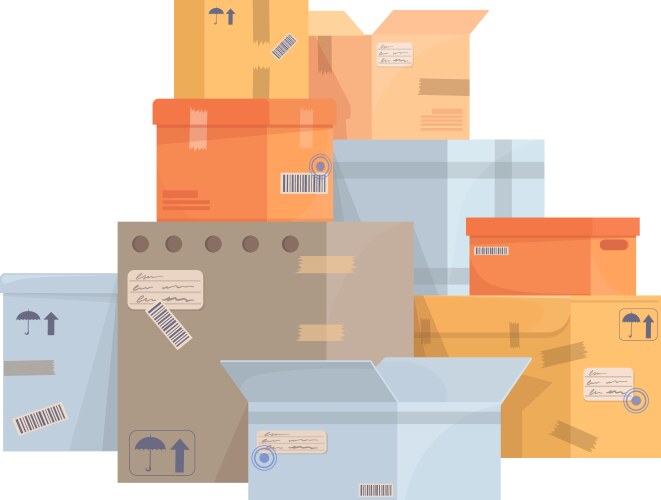 Cartoon Parcel Vector Images (over 18,000)