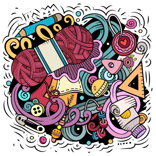 Handmade cartoon Royalty Free Vector Image - VectorStock