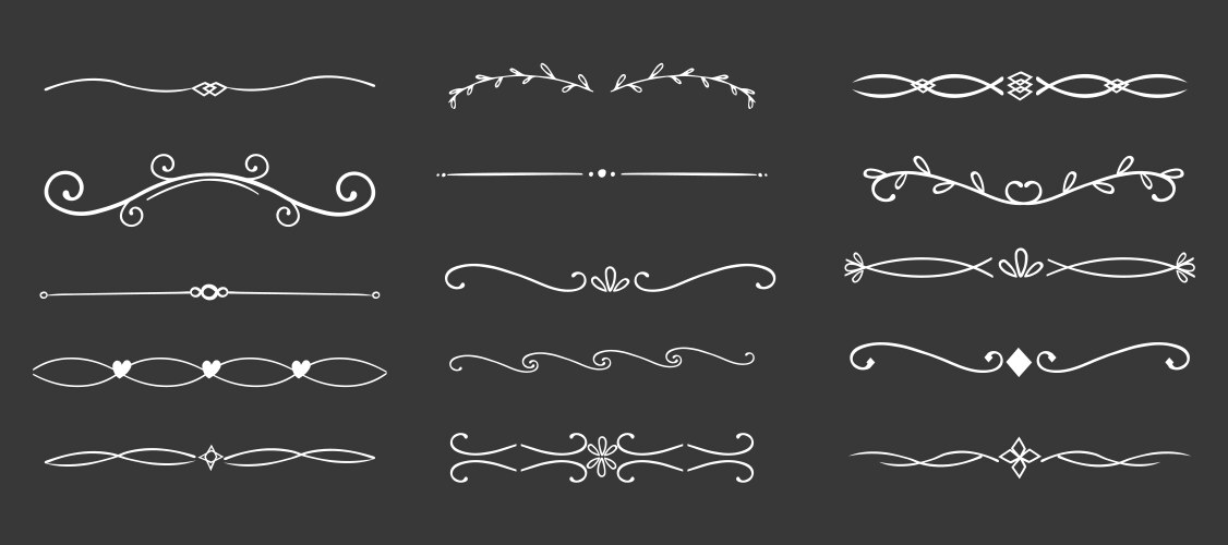 Fancy Underline Vector Images (over 100)