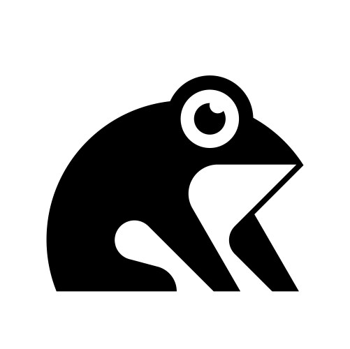 Frog logo Royalty Free Vector Image - VectorStock