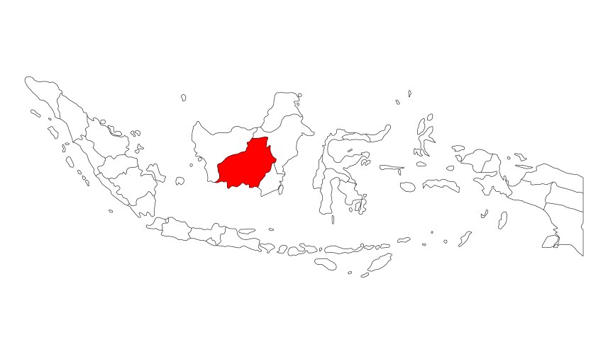 Kalimantan Outline Map Vector Images (over 150)