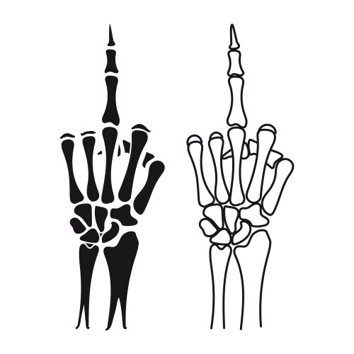 Middle finger Vector Images & Graphics for Commercial Use | VectorStock