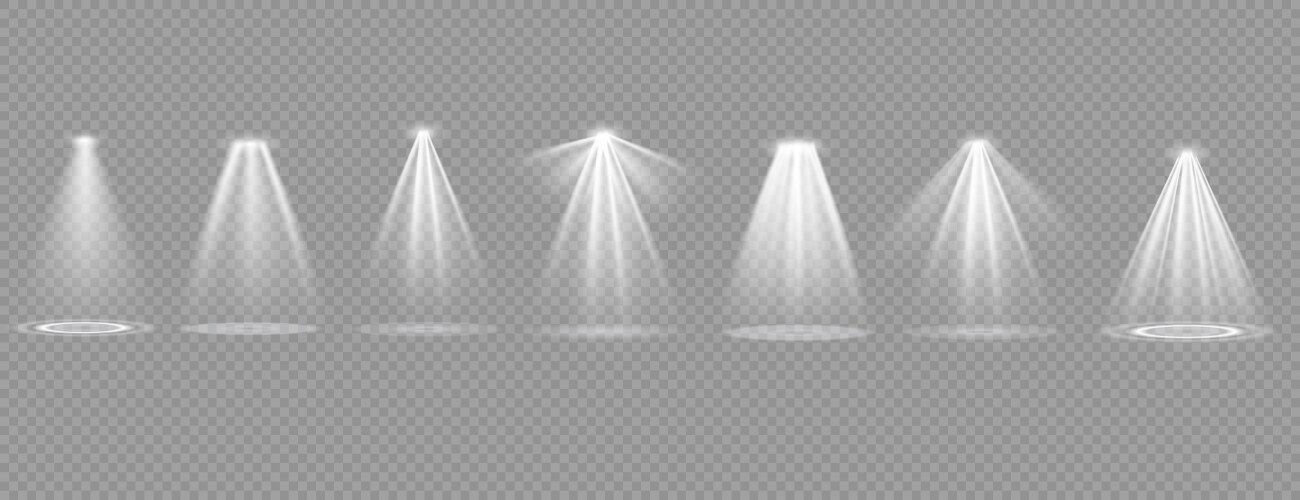 Light effect of lens flares Royalty Free Vector Image