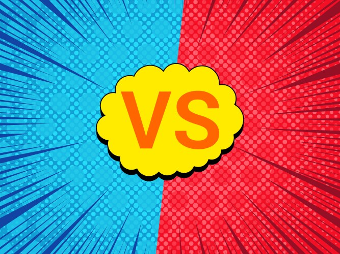 Pop art comic background with cloud and shine Vector Image