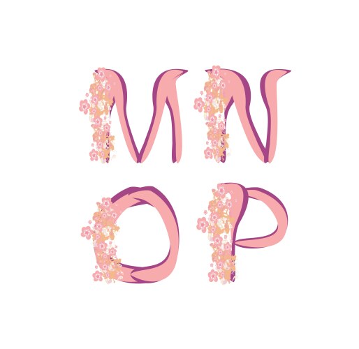 Pink Letter M Vector Images (over 1,100)