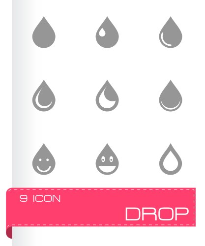 Cute happy smiling urine drop character Royalty Free Vector