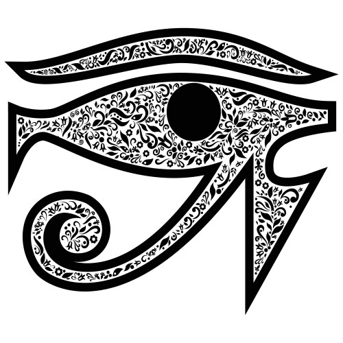 Horus eye Royalty Free Vector Image - VectorStock