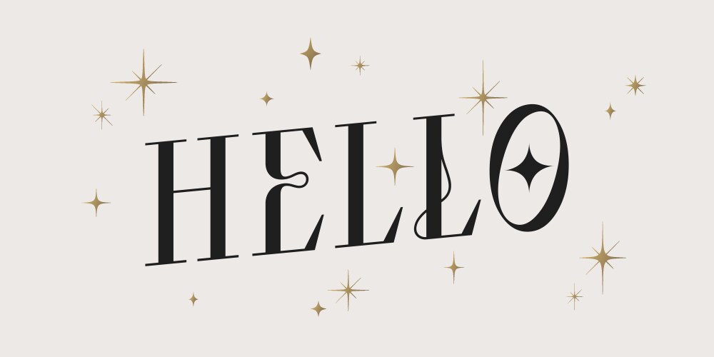 Eid mubarak handwritten lettering set Royalty Free Vector