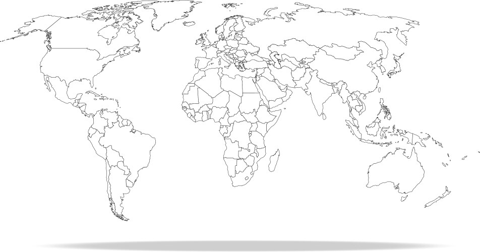 World map low poly Royalty Free Vector Image - VectorStock