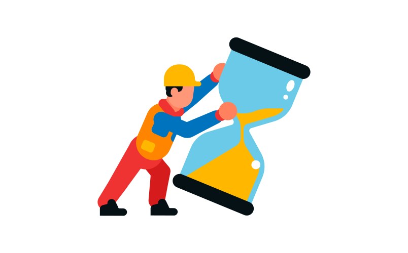 Cartoon builder Royalty Free Vector Image - VectorStock