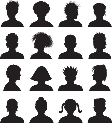 Anonymous Face Vector Images (over 22,000)