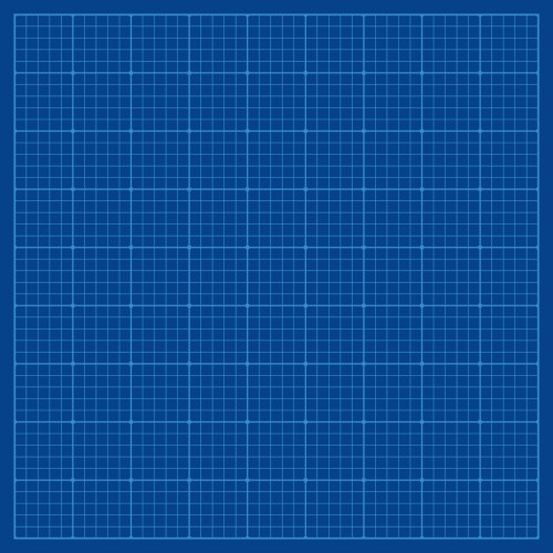 Blueprint blank drawing template with blue Vector Image