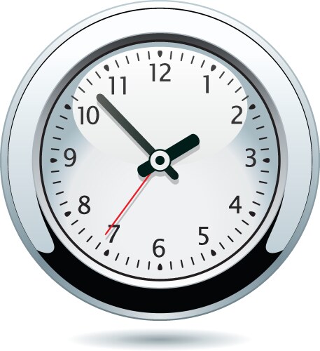 Clock Royalty Free Vector Image - VectorStock