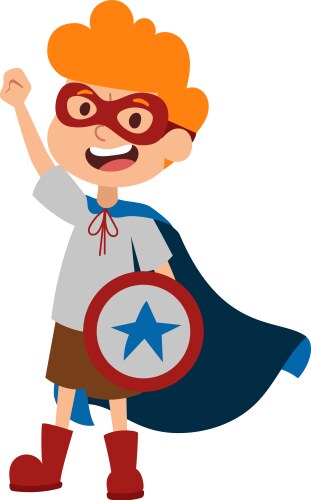 Super Boy Cartoon Vector Images (over 4,400)