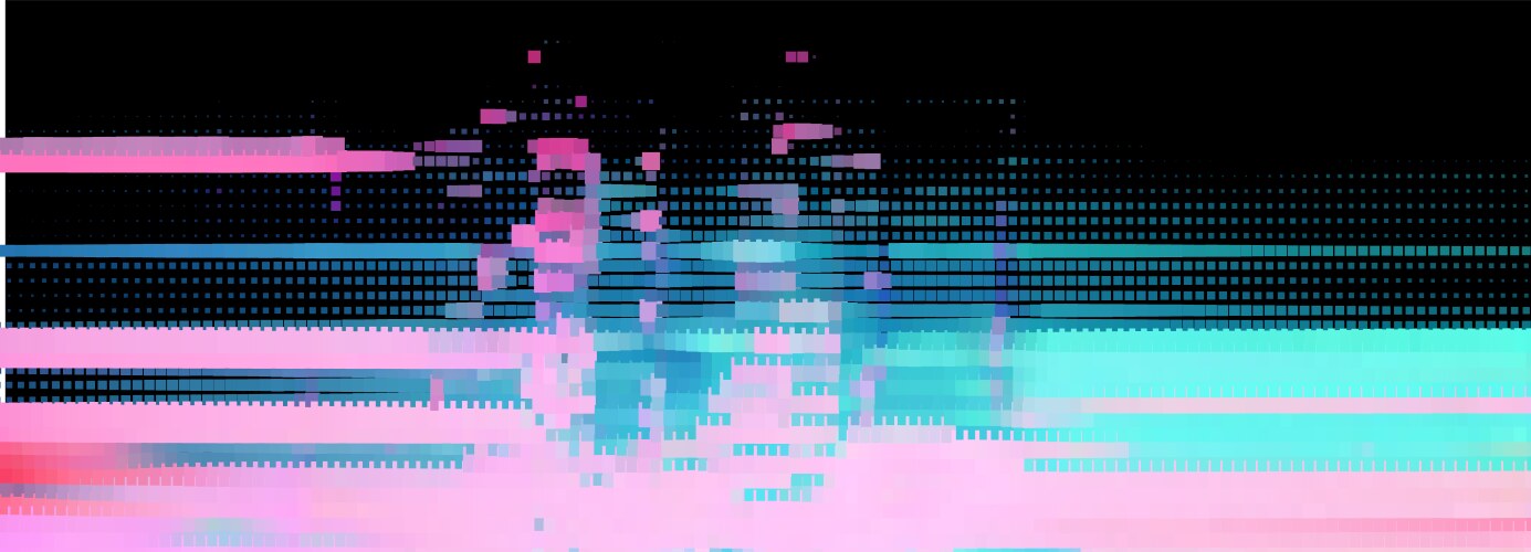 Glitch background Royalty Free Vector Image - VectorStock