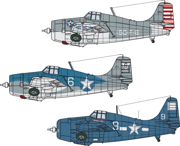 Aircraft color scheme Royalty Free Vector Image