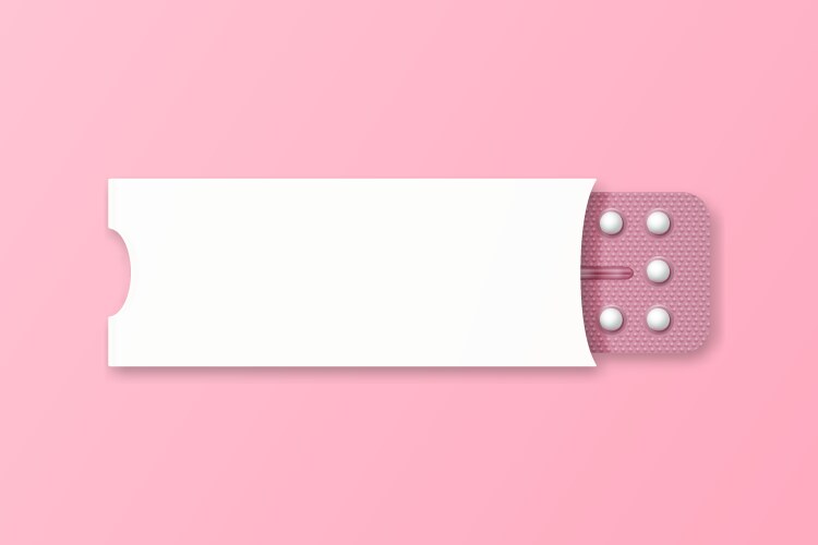 Birth control patch Royalty Free Vector Image - VectorStock