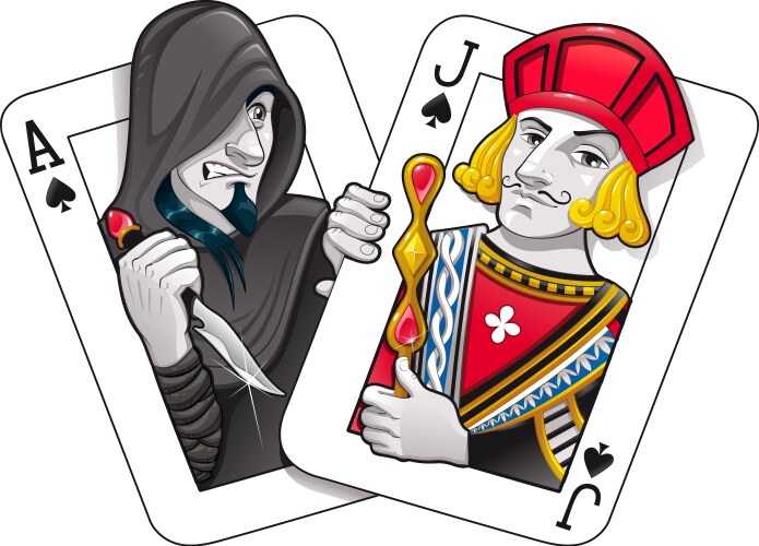 Black Jack Cards Vector Images (over 17,000)