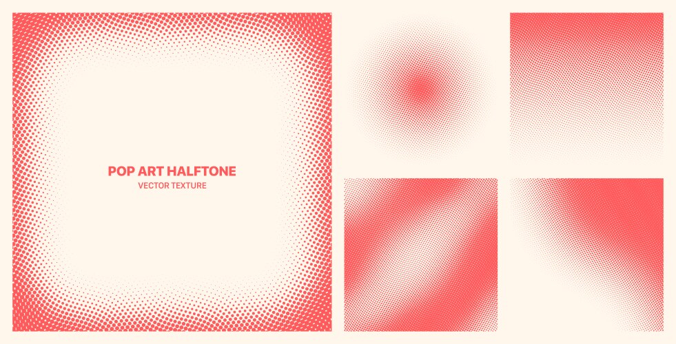 Halftone pop art comics poster backgrounds Vector Image