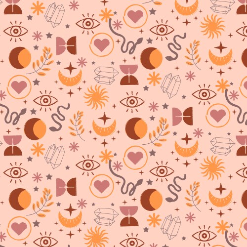 Hand drawn boho pattern design Royalty Free Vector Image