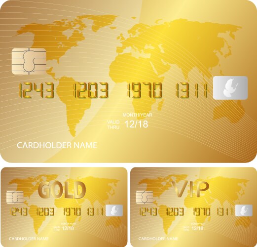 Gold member card Royalty Free Vector Image - VectorStock