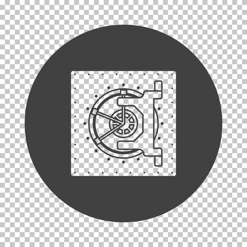 Safe cell icon Royalty Free Vector Image - VectorStock