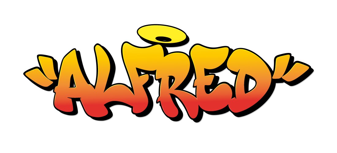 Benjamin name in graffiti style Royalty Free Vector Image