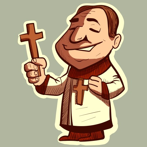Catholic Priest Vector Images (over 7,300)