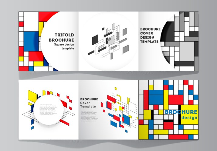 Minimal editable layout of square Royalty Free Vector Image