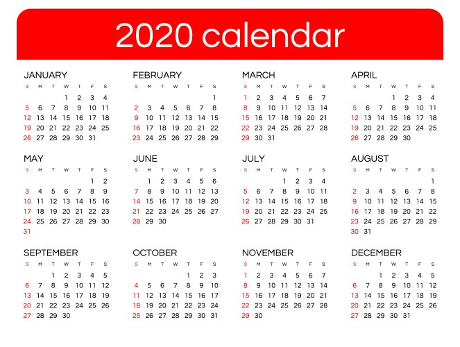 Calendar for 2021 year week starts on monday Vector Image