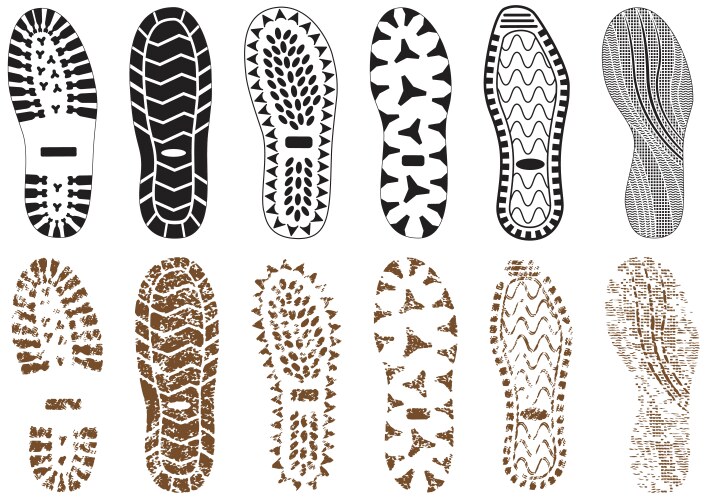 Shoe soles Royalty Free Vector Image - VectorStock