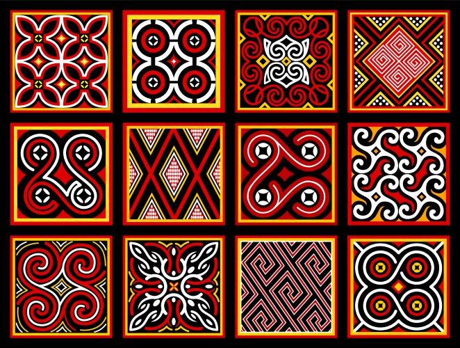 Ukiran toraja Royalty Free Vector Image - VectorStock