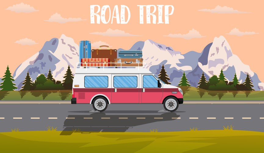 Cartoon Road Trip Vector Images (over 14,000)