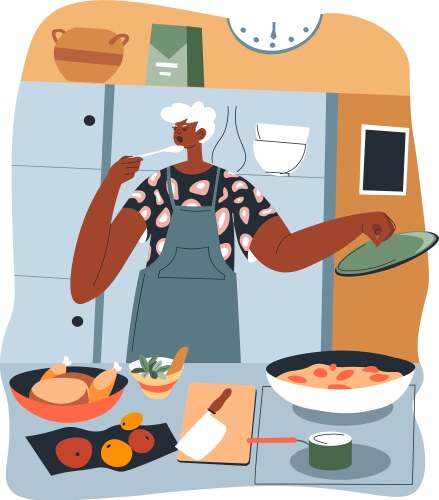 Cooking Royalty Free Vector Image - VectorStock