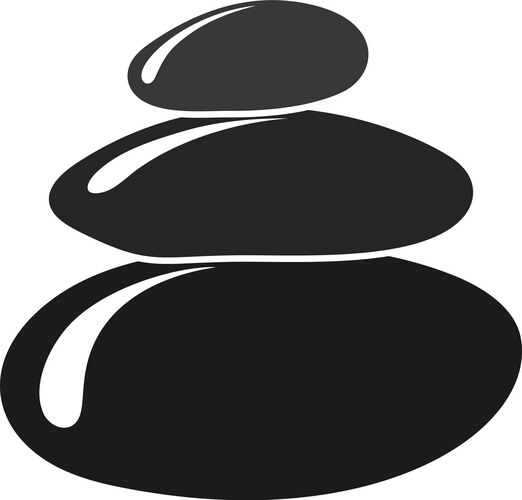 Spa stones icon Royalty Free Vector Image - VectorStock