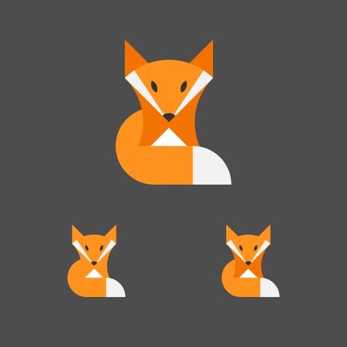 Infinity logo template set infinite symbol icon Vector Image